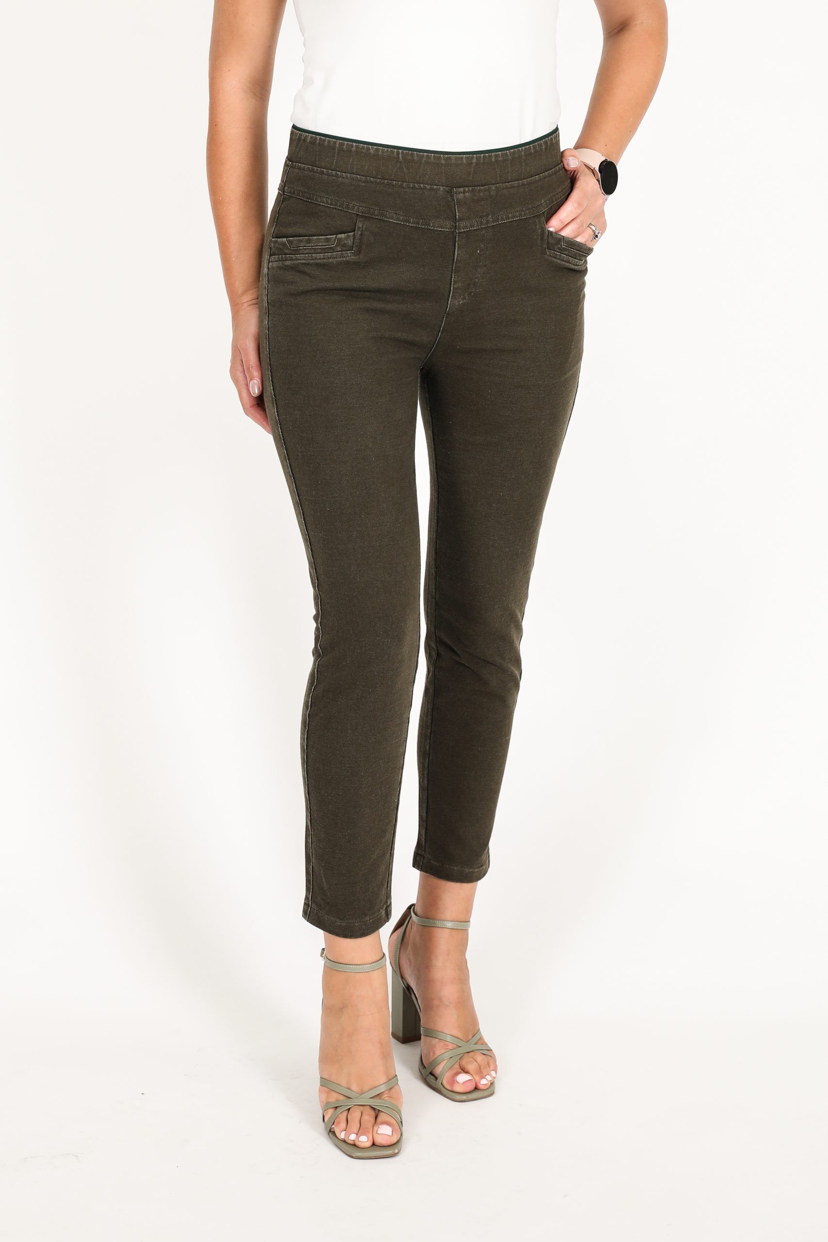 Lustre Crop ARMY GF29273 - GABRIELLA FRATTINI - GF Jeans WA